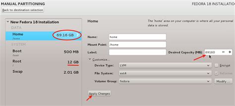 Semi Manual Lvm Disk Partitioning Guide For Fedora 18