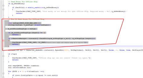 Real Fix For Offline Shop Name Crash With Alpha Characters Bug Fixes
