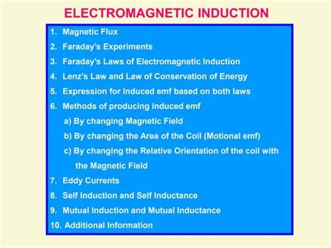 1 Electromagnetic Induction Class 12 Physics Ppt