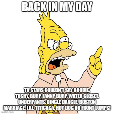 Grandpa Simpson Tv Stars Imgflip