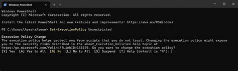 Powershell Execution Policy