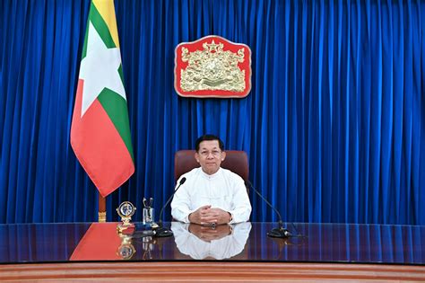 Chairman Of State Administration Council Prime Minister Senior General Min Aung Hlaing Extends