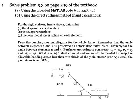 1 Solve Problem 53 On Page 299 Of The Textbook A Using The Provided