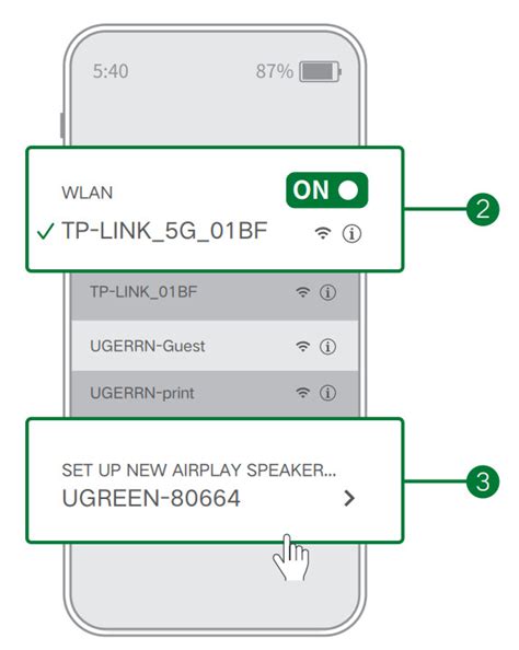 Ugreen Cm539 Apexsound G1 Airplay 2 Wireless Audio Receiver User Manual