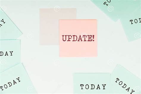 Handwriting Text Update Business Approach Make Something More Modern