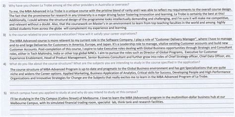 Genuine Temporary Entrant Gte Statement Australia Sample