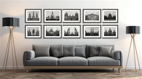 Black Rectangle Silver Frame Stock Illustration Illustration Of