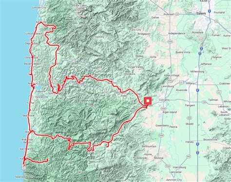 Oregon Coast Range And Coast Going Coastal Cycleblaze