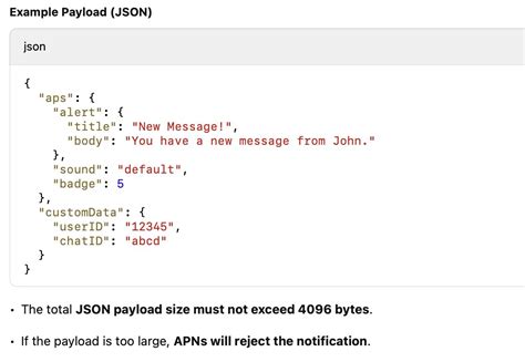 Apple Push Notification Service Apns The Payload Dictionary Size Nasir Uddin Posted On The