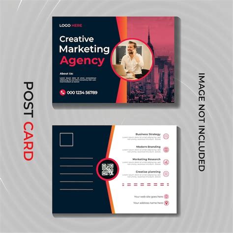 Premium Vector Post Card Design