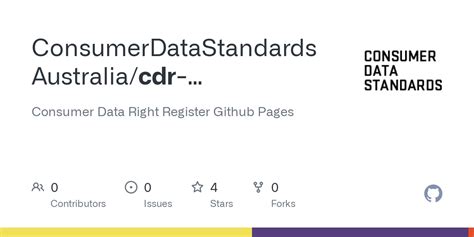 Github Consumerdatastandardsaustraliacdr