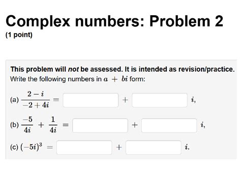 Com Question 2 Complex Numbers Mast10005 Complex Numbers Problem