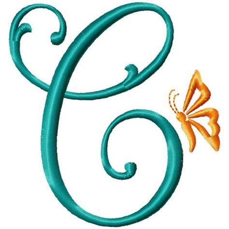 Butterfly Alphabet C Gosiadesign