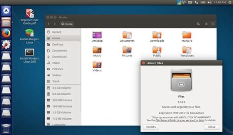 Manjaro Linux Unity 0812 Is Now Available For Download Screenshot
