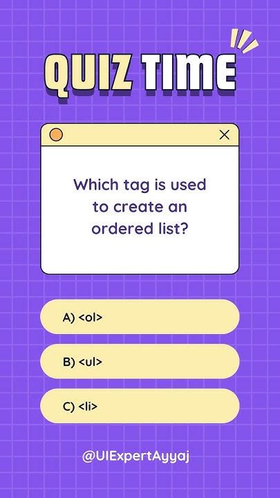 Quiz 1 For Html And Css Developers Technology Userexperience Ui Uiinspiration Youtube