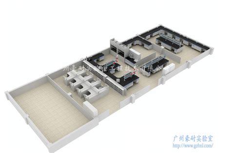 化学实验室设计效果图 实验室装修 实验室规划 实验室设计 实验室建设 实验室家具 实验室通风 实验室净化 广州豪耐实验室工程技术有限公司