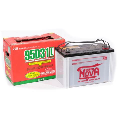 Аккумулятор автомобильный FB SUPER NOVA 95D31L 740 А обр. пол. 80 Ач