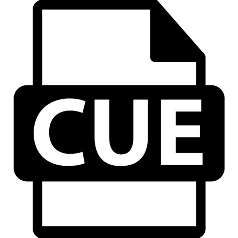 Cue File Format Variant Vector SVG Icon SVG Repo