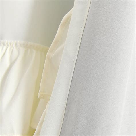 Allison Ruffle 100 Lined Blackout Window Curtain Panel Lush Decor