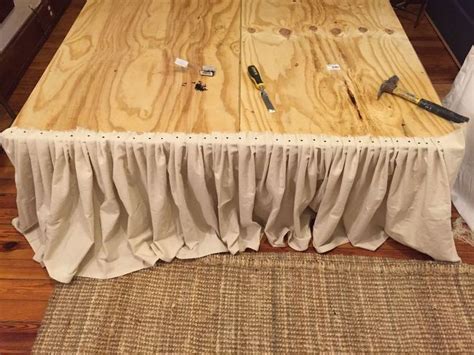 Diy No Sew Bed Skirt