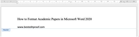 How To Format Academic Papers In Microsoft Word 2022