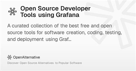 Best Open Source Developer Tools Using Grafana 2025