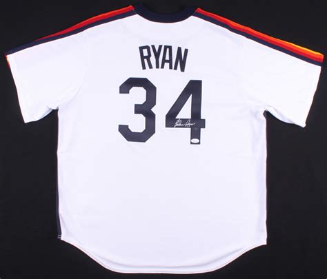 Nolan Ryan Signed Houston Astros Jersey Jsa Coa Pristine Auction