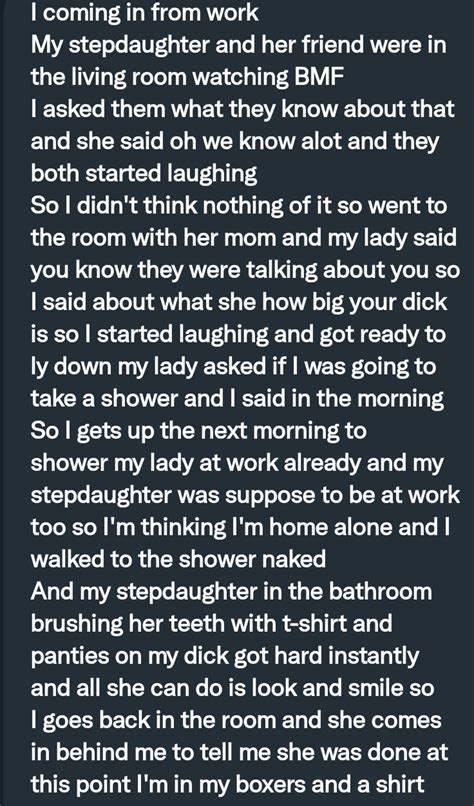 Pervconfession On Twitter His Step Daughter Teases Him