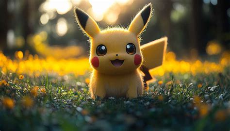 Adorable Pikachu Wallpaper Pokemon Background Cartoon Character Art