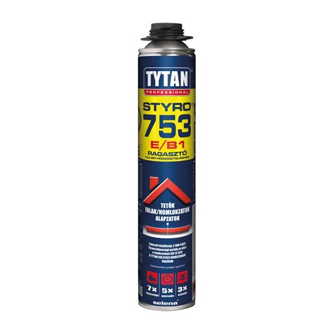 Tytan Styro 753 Pisztolyos Pu Ragasztó 750 Ml Purhab