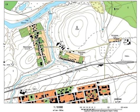Практична робота № 1 «Визначення напрямків відстаней географічних і прямокутних координат за