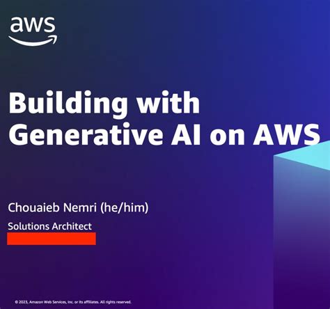 Chouaieb Nemri On Linkedin Aws Awscloud Bedrock Sagemaker Llm