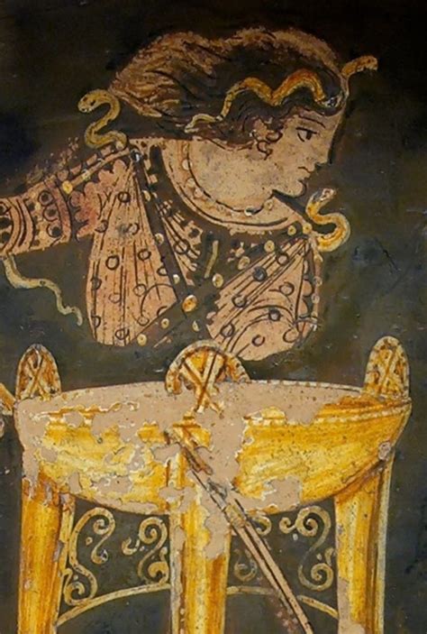 Delphic Tripod Paestan Red Figured Bell Krater Ca BC Commons Klassische Antike Kunst