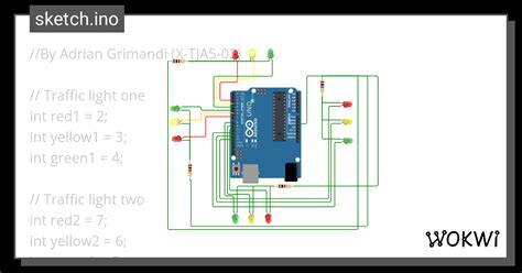 Simpang 4 Adrian Grimandi Wokwi Esp32 Stm32 Arduino Simulator