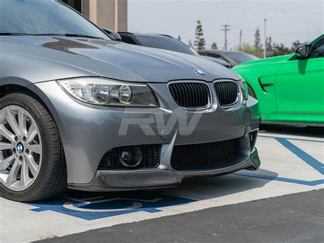 Bmw E90 E91 E92 E93 Carbon Fiber Lip For M3 Style Front Bumper