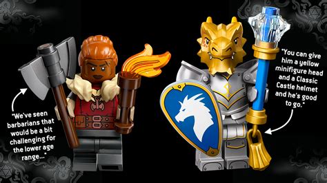 Lego Dandd Secrets Barbarian Dwarf And Dragonborn Paladin