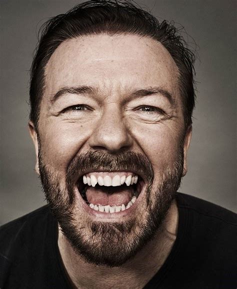 Ricky Gervais Genuine Smile Ricky Gervais Portrait