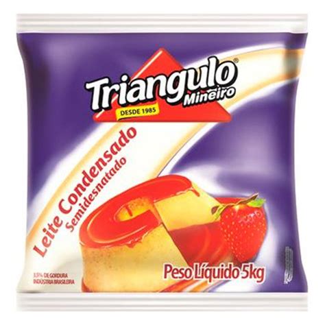 Leite Condensado Triângulo Mineiro Semidesnatado Bag 5kg Simão Doces