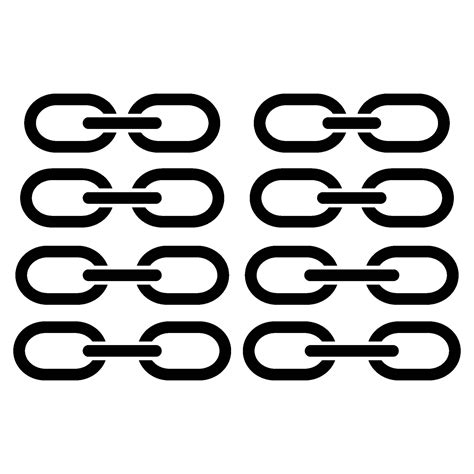 Chain Link Icon Vector Design Template 40249350 Vector Art At Vecteezy