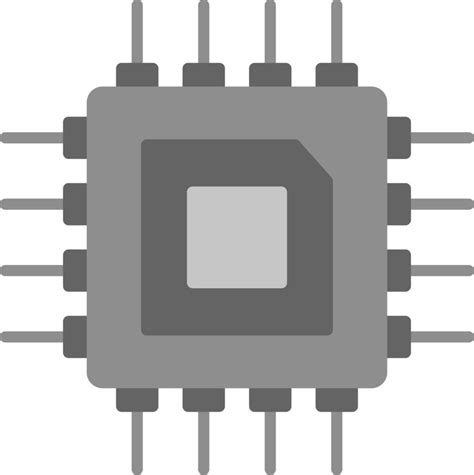 Cpu Vector Icon 20364026 Vector Art At Vecteezy