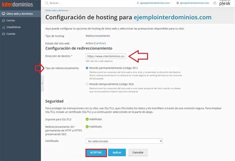 Configurar Un Redireccionamiento Gratuito Ayuda Interdominios