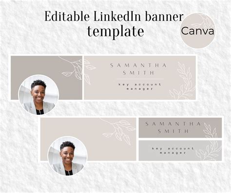 Linkedin Banner Canva Linkedin Branding Linkedin Banner Templates Editable Linkedin Background