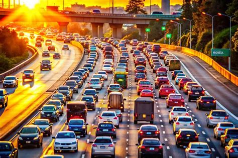 Confronting The Commute Stunning Freeway Traffic Jam Photography Capturing The Chaos And Candid
