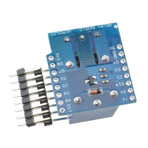Relay Shield For Arduino Wemos D1 Mini Esp8266 Development Board Iot