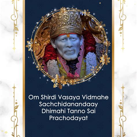 Sai Gayatri Mantra Meaning And Translation Shirdi Sai Baba Stories