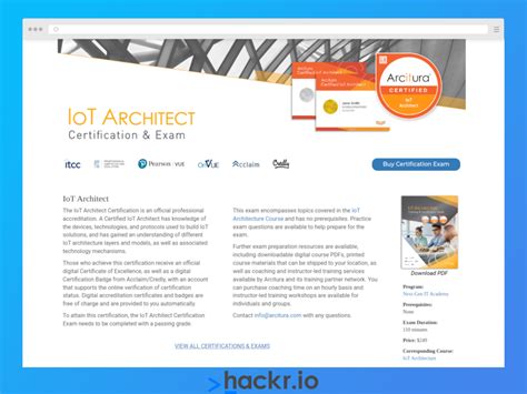 11 Best Iot Certifications From Beginner To Pro [2025 Update]