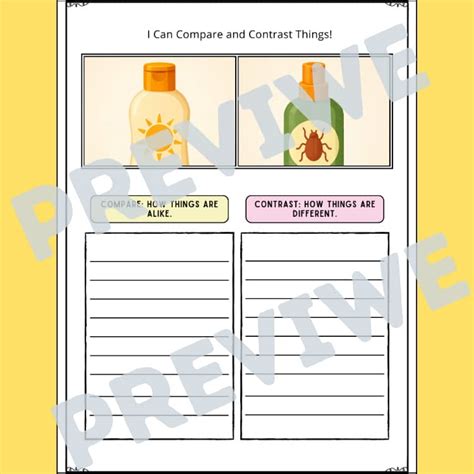 Compare And Contrast Sunscreen Vs Bug Spray Summer Comprehension