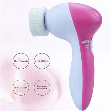 5 In 1 Face Massager Rotating Brush Electric Wash Vicedeal