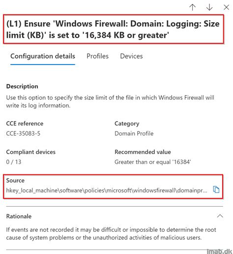 getting windows 11 cis compliant configuring windows firewall logging