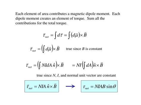 PPT Torque On A Current Loop PowerPoint Presentation Free Download ID